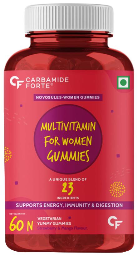 Carbamide Forte Multivitamins For Women Veg Gummies For Energy
