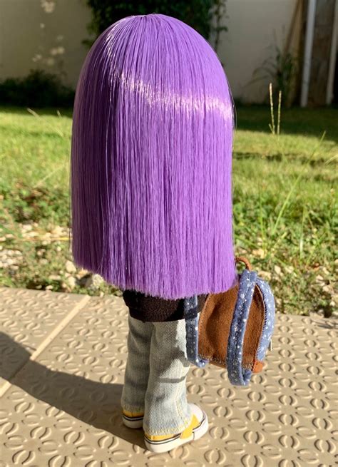 Pdf Tutorial How To Make Doll Hair Doll Wig Tutorial Cloth Tilda