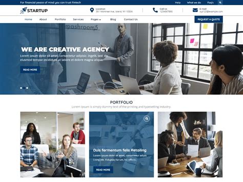 Powerful Startup Solutions Wordpress Theme