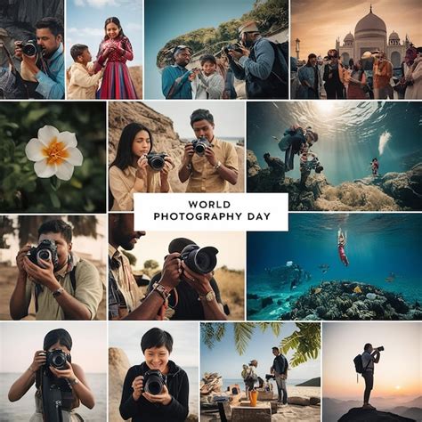 Snapshots Of Brilliance World Photography Day Titles Premium Ai Generated Image