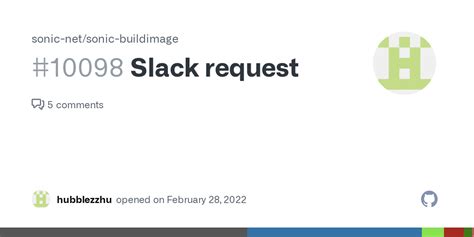 Slack Request Issue Sonic Net Sonic Buildimage GitHub