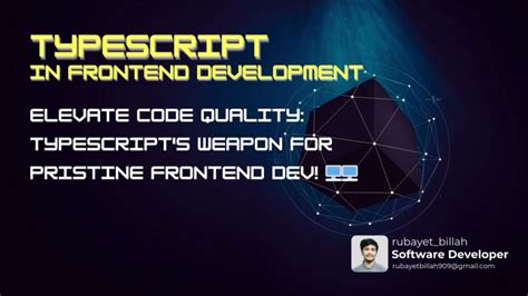 Rubayet Billah On Linkedin 🖥️ Typescript In Frontend Development