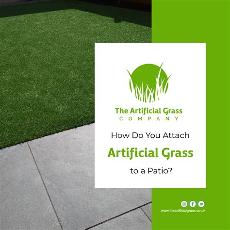 How Do You Attach Artificial Grass To A Patio