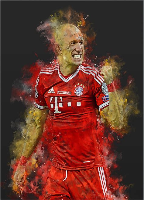 Robben Voetbal Poster Wallofprints Reviews On Judge Me