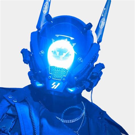 Cyberpunk Led Helmet Cyber Techwear®