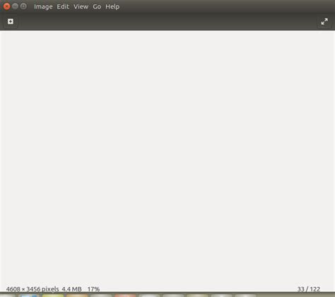 image viewer shows only blank screen