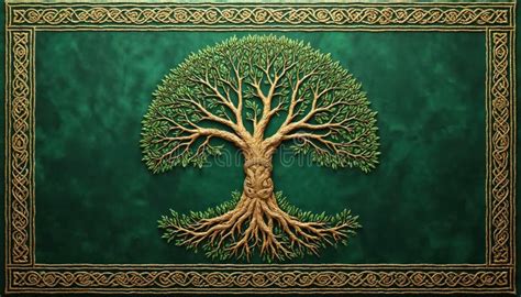 Celtic Tree Knot Border Stock Illustrations 142 Celtic Tree Knot
