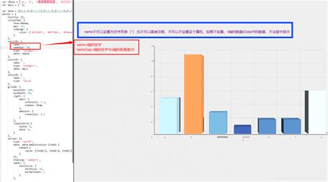 Echart3d饼状图，x轴数据居中显示（xaxis3dname属性） 源码巴士