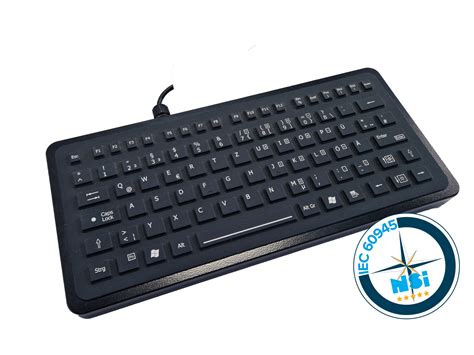 Iec Compact Silicone Rubber Keyboard Desktop Nsi