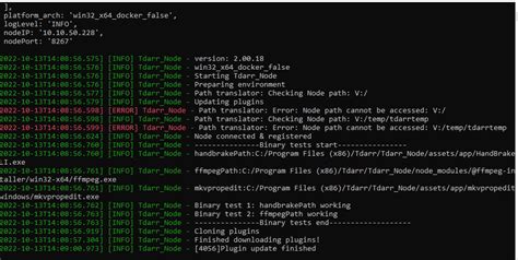 Path Translator Error Runraid