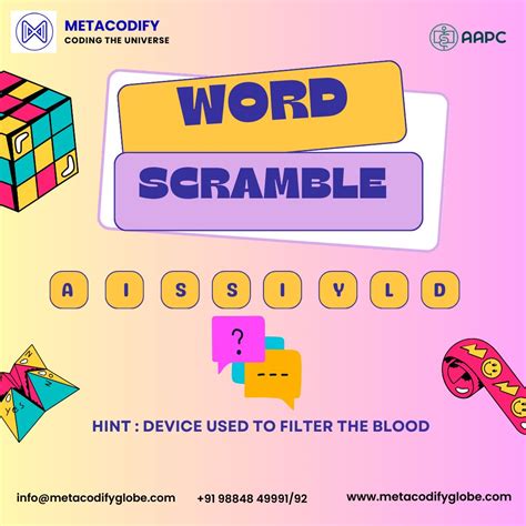 Join The Word Scramble Challenge Metacodify Posted On The Topic