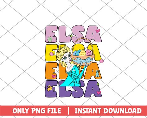 Elsa Princess Easter Png Svg Files For Cricut