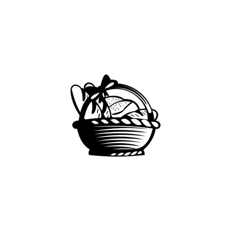 Bread Basket Logo Bread And Breakfast Bakery Shop Vector Illustration 9879836 Vector Art At