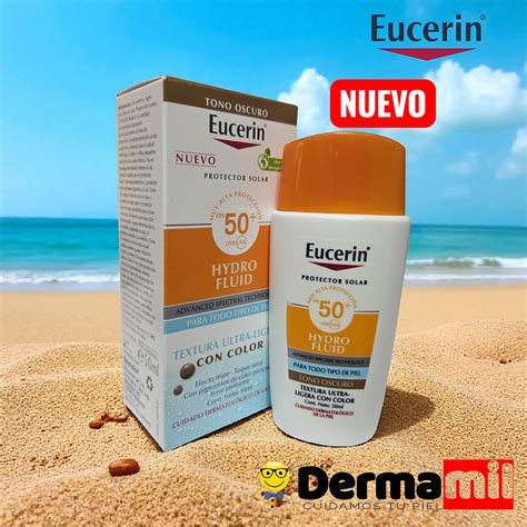 Eucerin Protector Hydra Fluid 50ml Tono Oscuro Dermamil