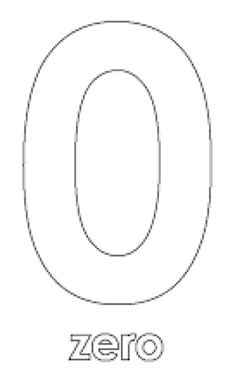 0 Ist Null Zum Ausmalen Kostenlos Malvorlagen Und Ausmalbilder Zum