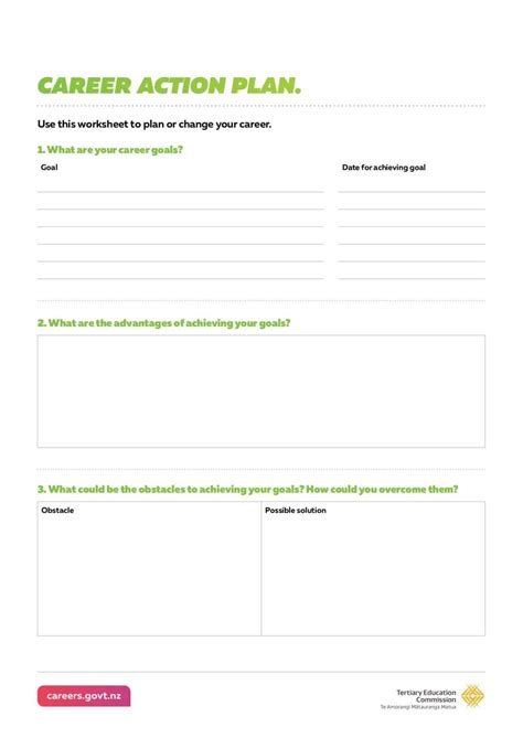 Action Plan Worksheet