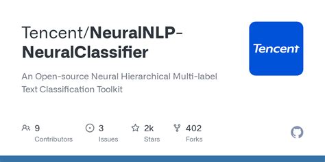 github tencent neuralnlp neuralclassifier an open source neural hierarchical multi label text