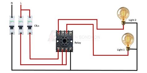 How To Wire A 8 Pin Relay Switch 8 Pin Relay In Light Wiring Electrician Idea