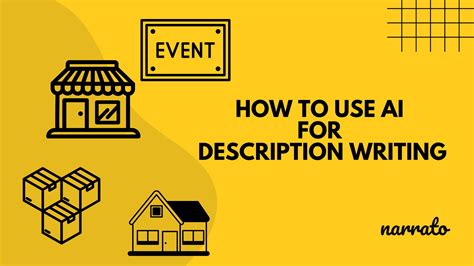 How To Use Ai For Generating Descriptions Narrato