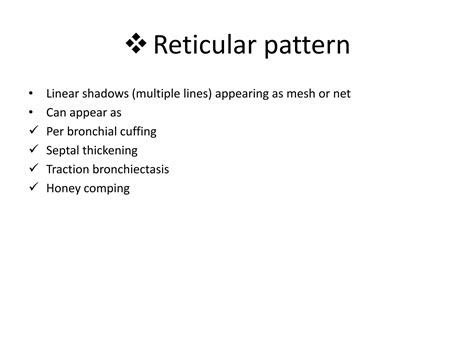 Interstitial Lung Disease Radiology Pptx