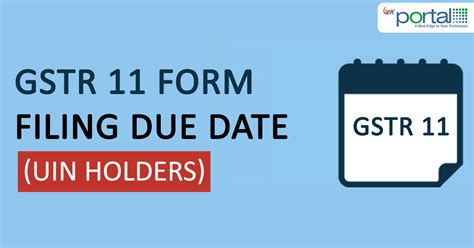 Online GSTR 11 Form Filing Due Date UIN Holders CA Portal