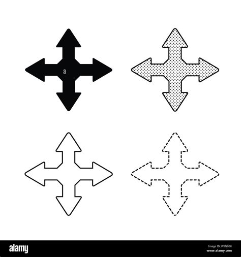 Vector Arrow Icon Illustration Stock Vector Image And Art Alamy