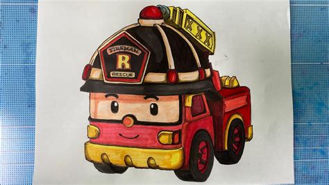 로보카 폴리 [로이] 그리기 Draw A Robocarpoli ️ Roy Youtube