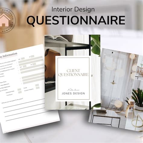 Editable Canva Questionnaire Template Etsy