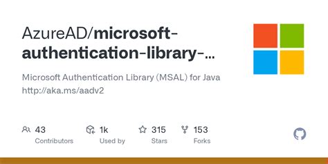 Microsoft Authentication Library For Javamsal4j Sdkreadmemd At Dev · Azureadmicrosoft