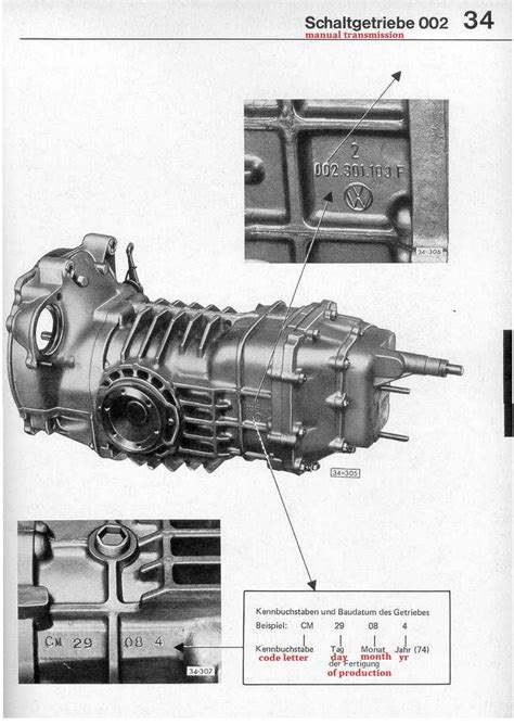 Vw Transaxle Identification Chart At Anthony Menard Blog