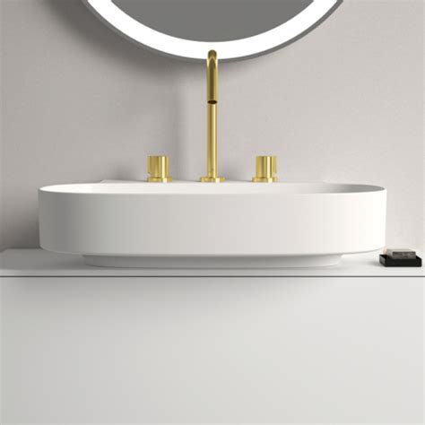 T4989 Linda X Lavabo 600x500x135 Mmgrinded Bottom Side 3 Orificio Para