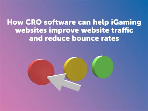 How Cro Software Can Help Igaming Websites Improve Website Traffic And