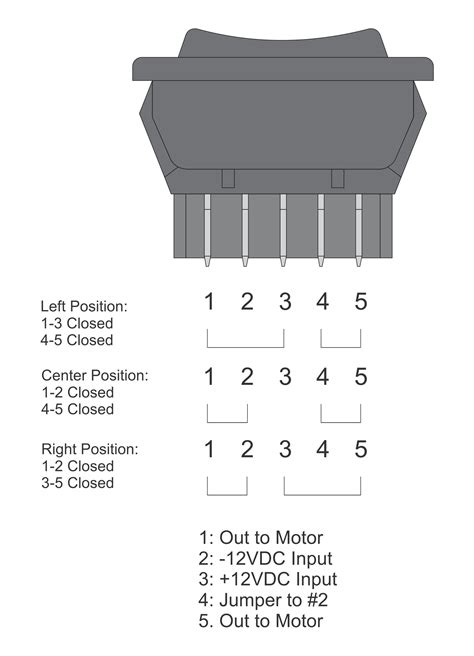 5 Pin Power Window Switch Wiring Diagram WEUP Technology Co LTD