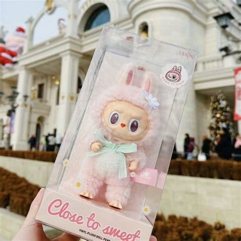 17cm Hot Sale Labubu Quality Goods The Monster Macaron Toy Mokoko Sweetheart Serie Doll Toy