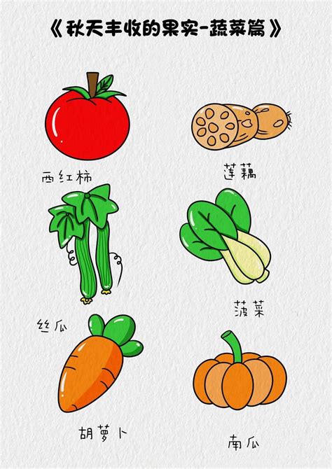蔬菜简笔画入门100张 蔬菜简笔画入门100张图片 画趣文库（我爱生活）