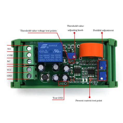 Ac Current Detection Sensor Switch And Analog Output