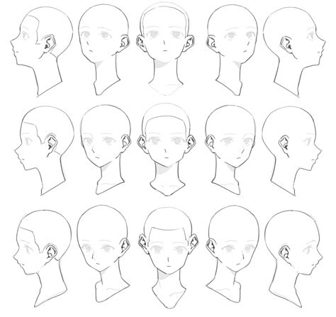 Лицо в профиль референс аниме Zefirka Club фото и картинки