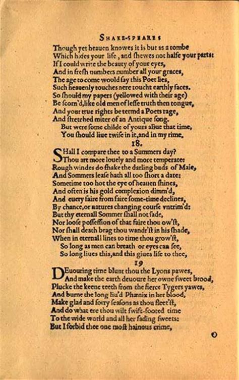 Best Shakespeare Sonnet List Of Famous Shakespearean Sonnets