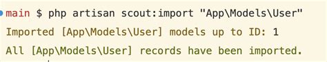 Model Not Found When Running Scoutimport · Issue 746 · Laravelscout