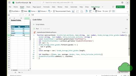 how to use array parameters in excel online forms using office scripts les black