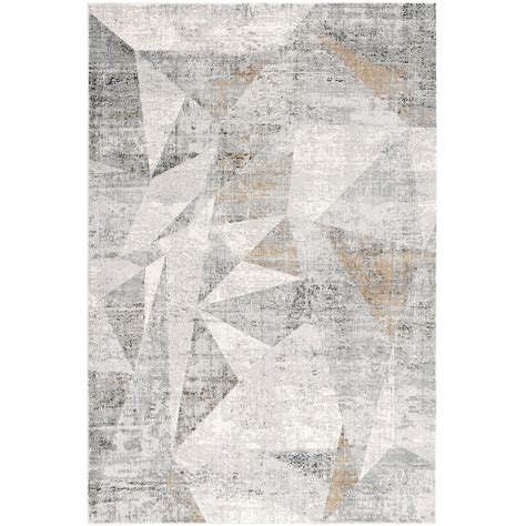 Rug Branch Capri Contemporary Grey 5 Ft 3 Inch X 7 Ft 7 Inch Indoor