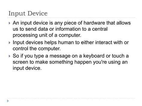 topic 3 input output devices in computer pptx
