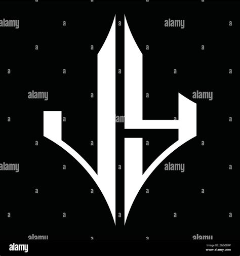 Ly Logo Monogram With Overlapping Style Vintage Design Template Stock
