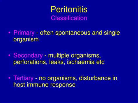 Ppt Peritonitis Priorities Powerpoint Presentation Free Download Id 6033222