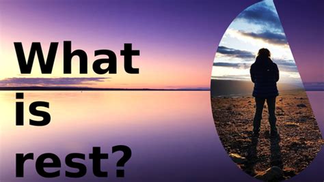 Assembly On The 7 Types Of Rest Teaching Resources