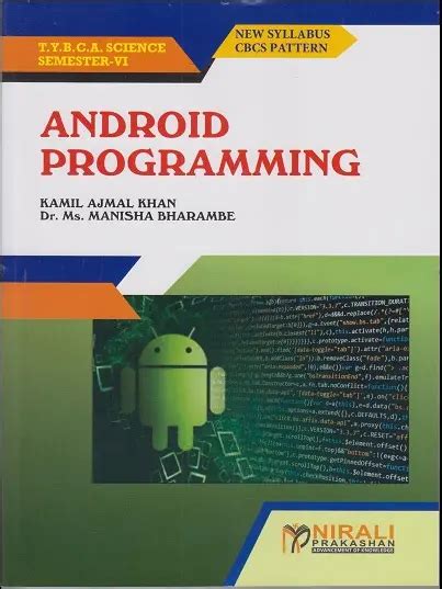 android programming for 2024 exam nirali prakashan