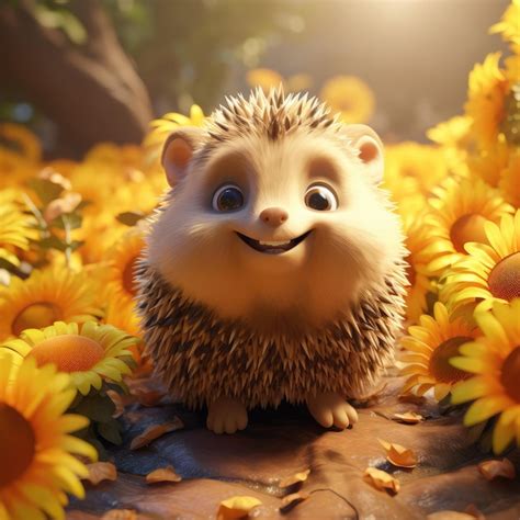 Premium Photo Cartoon Hedgehog Most Amazing And Trending Hd Wallpaper