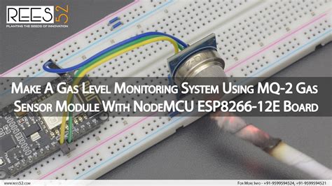 Make A Gas Level Monitoring System Using Mq 2 Gas Sensor Module Using Thingspeak Iot Software