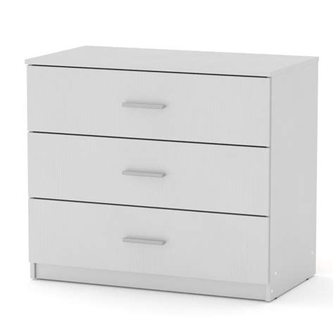 Комод Компанит 3Б с 3 длинными ящиками ЛДСП 91х78 2х49 3 см Нимфея альба купить онлайн на Rozetka
