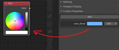 Shaders How To Control An Rgb Nodes Color Through A Custom Property